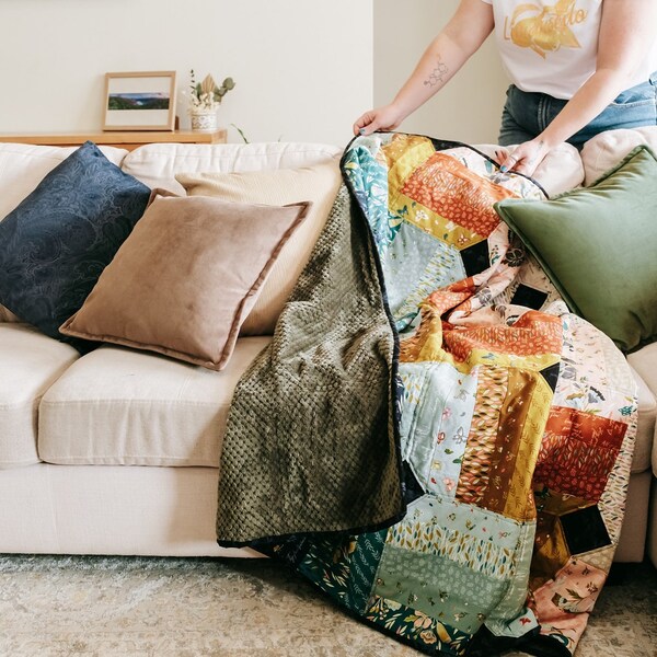 Velvet Patchwork - Etsy