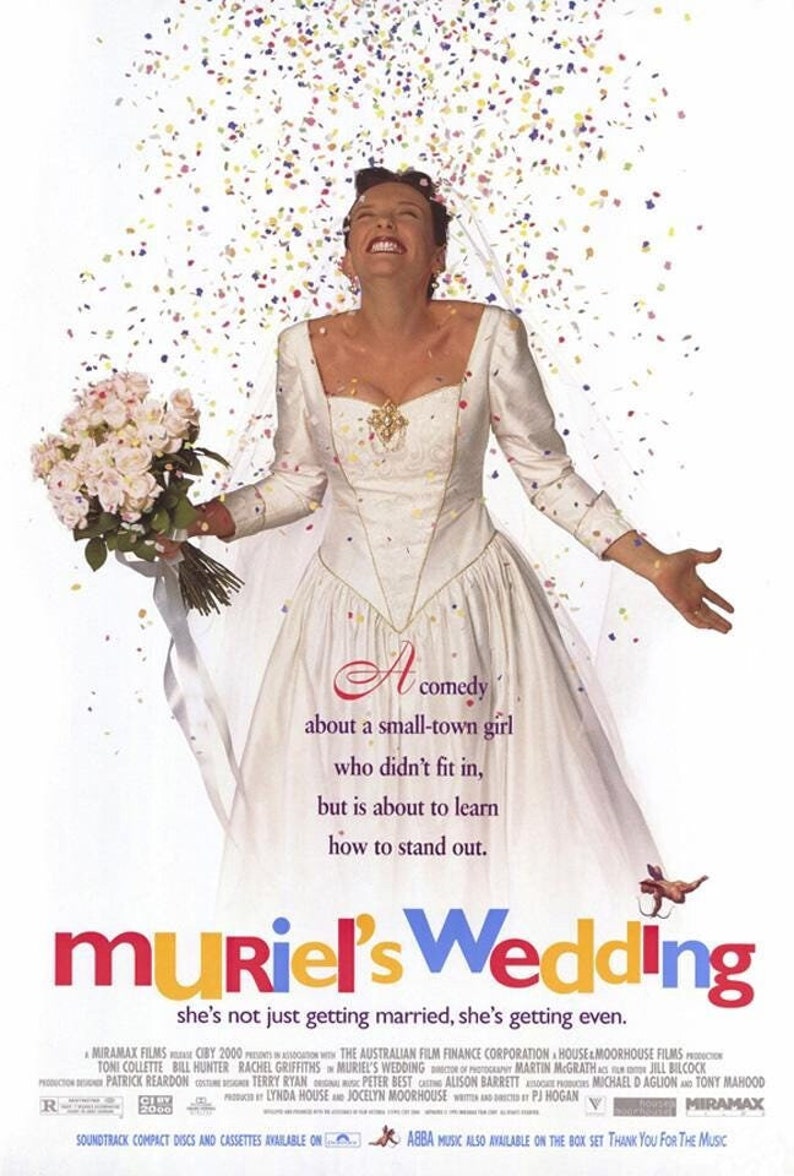 Muriel's Wedding 1995 Movie Poster, Original, Single-sided, Unused, Near Mint, Rolled - Etsy