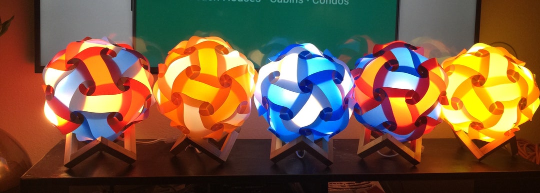 Ambient Jigsaw Puzzle Lamp - Etsy