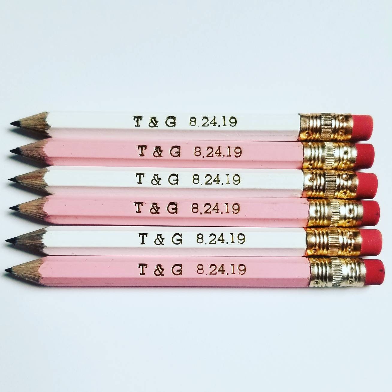 Party Favors & Games Custom baby shower engraved pencil invitation ...