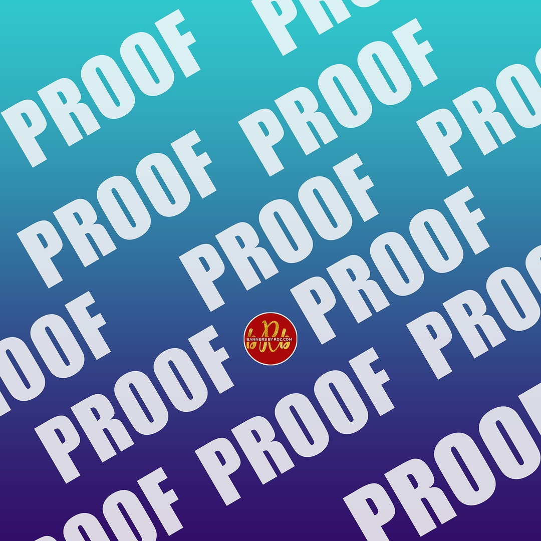 Additional Proof - Existing Orders ONLY - Etsy