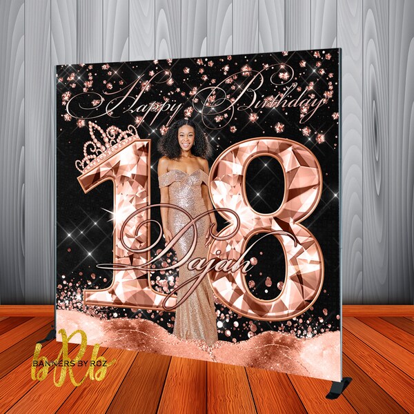Rose Gold Backdrop - Etsy