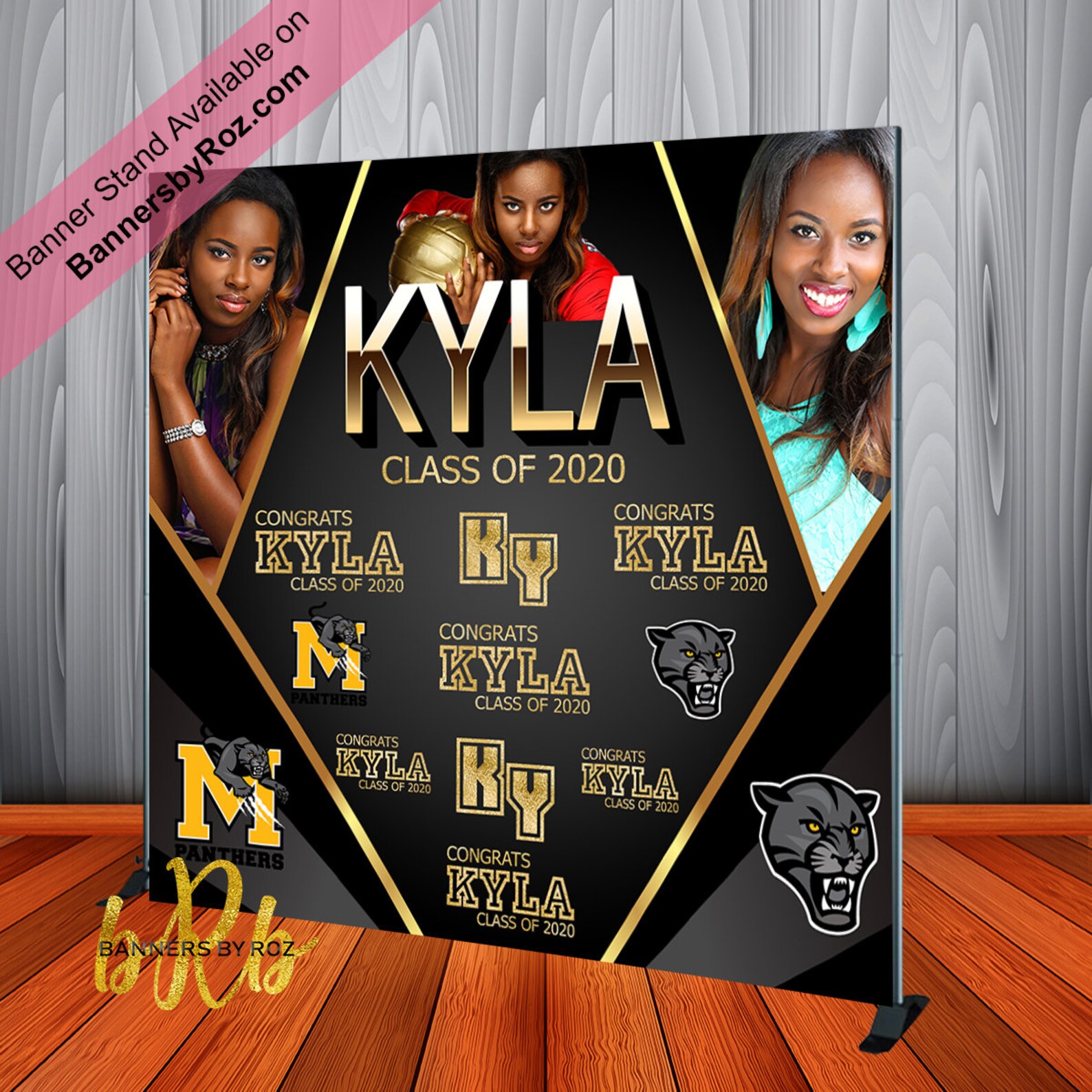 Graduation Photo Collage Backdrop Personalized Graduation - Etsy