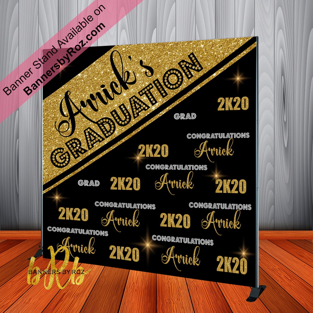 Graduation Backdrop Step and Repeat for Any Special Event - Etsy