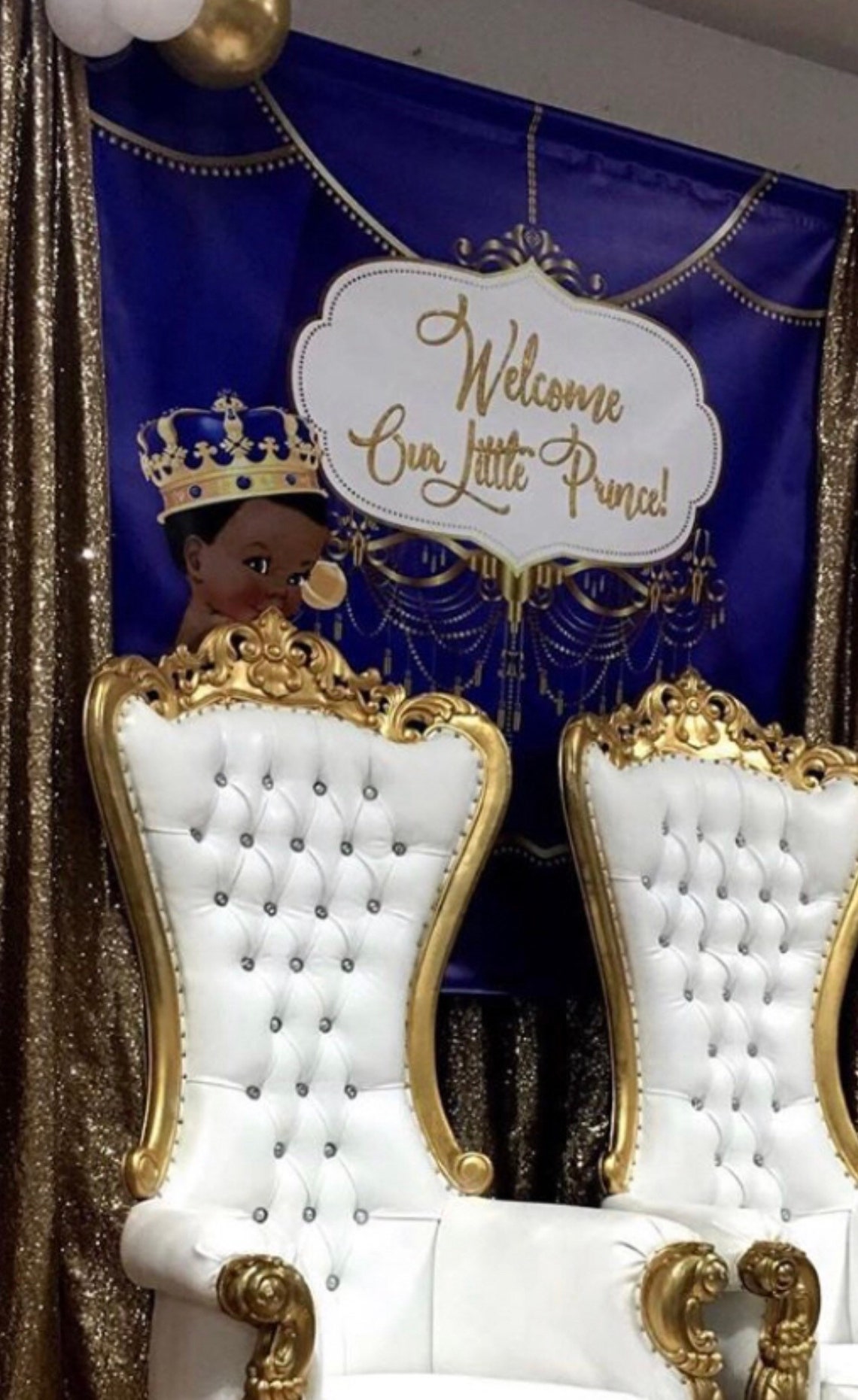 Royal Baby Boy Prince Baby Shower Backdrop Custom Royal Baby - Etsy