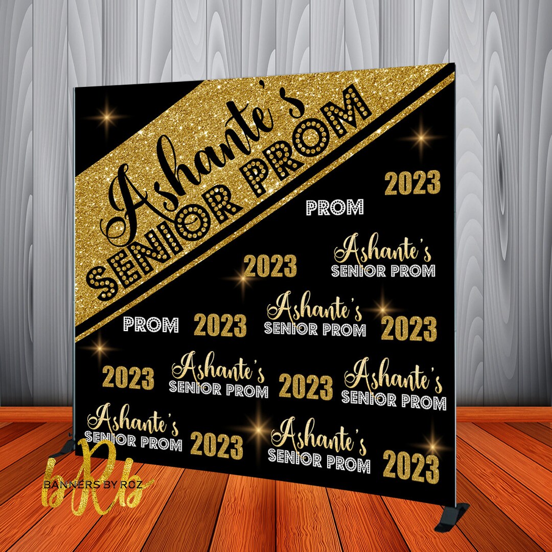 2024 Prom Backdrop Step and Repeat Banner - Prom Send off Backdrop for ...