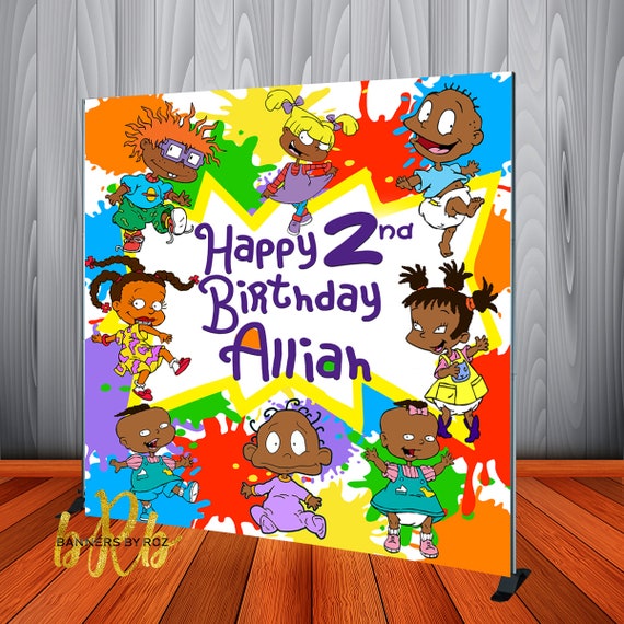 Rugrats Themed Birthday Custom Backdrop Paper & Party Supplies etna.com.pe
