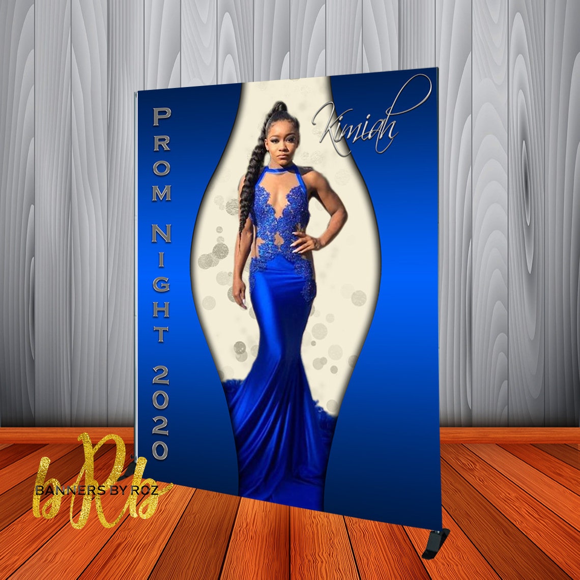 Sapphire Blue Bokeh Photo Backdrop for Prom Sweet 16 - Etsy