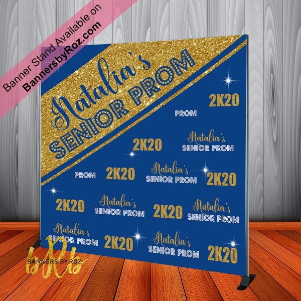 Royal Blue and Gold Prom Decorations - Etsy