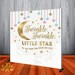 Twinkle Twinkle Little Star Backdrop - Personalized for Gender Reveal ...
