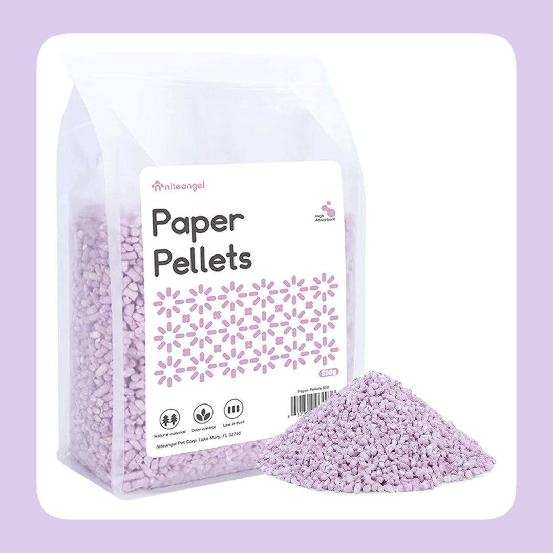 Tiny Fluffy Friend-niteangel-pastel Paper Pellets Bedding Hamster Mouse ...