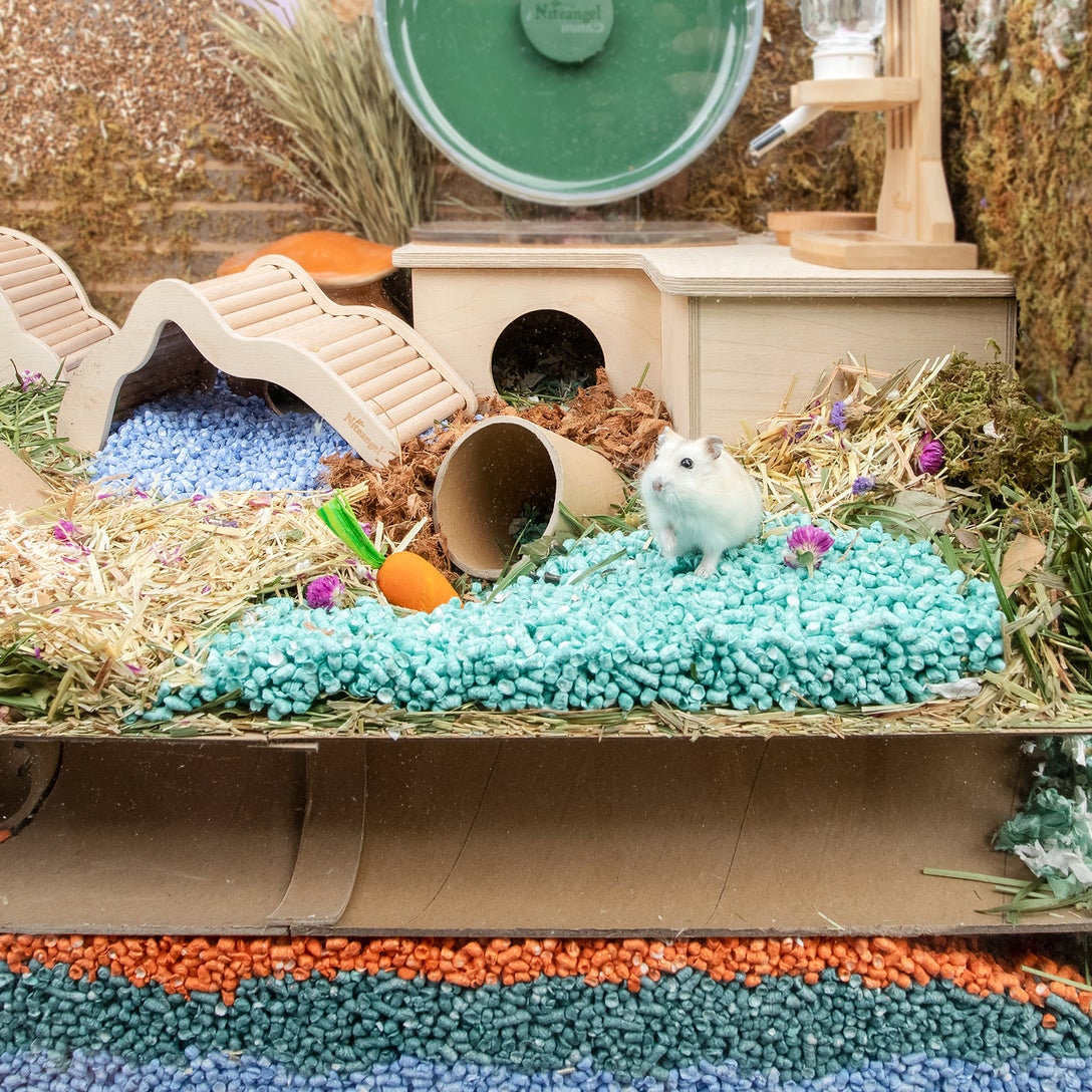 Tiny Fluffy Friend-niteangel-pastel Paper Pellets Bedding Hamster Mouse ...