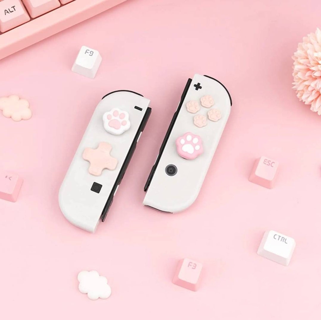 Discord Kitten Nintendo Switch/oled kitten Paw Joycon Thumb Grip Covers ...