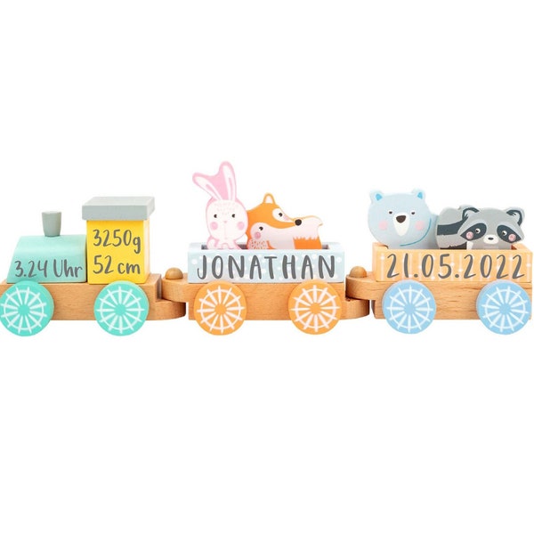 Wooden Name Train - Etsy