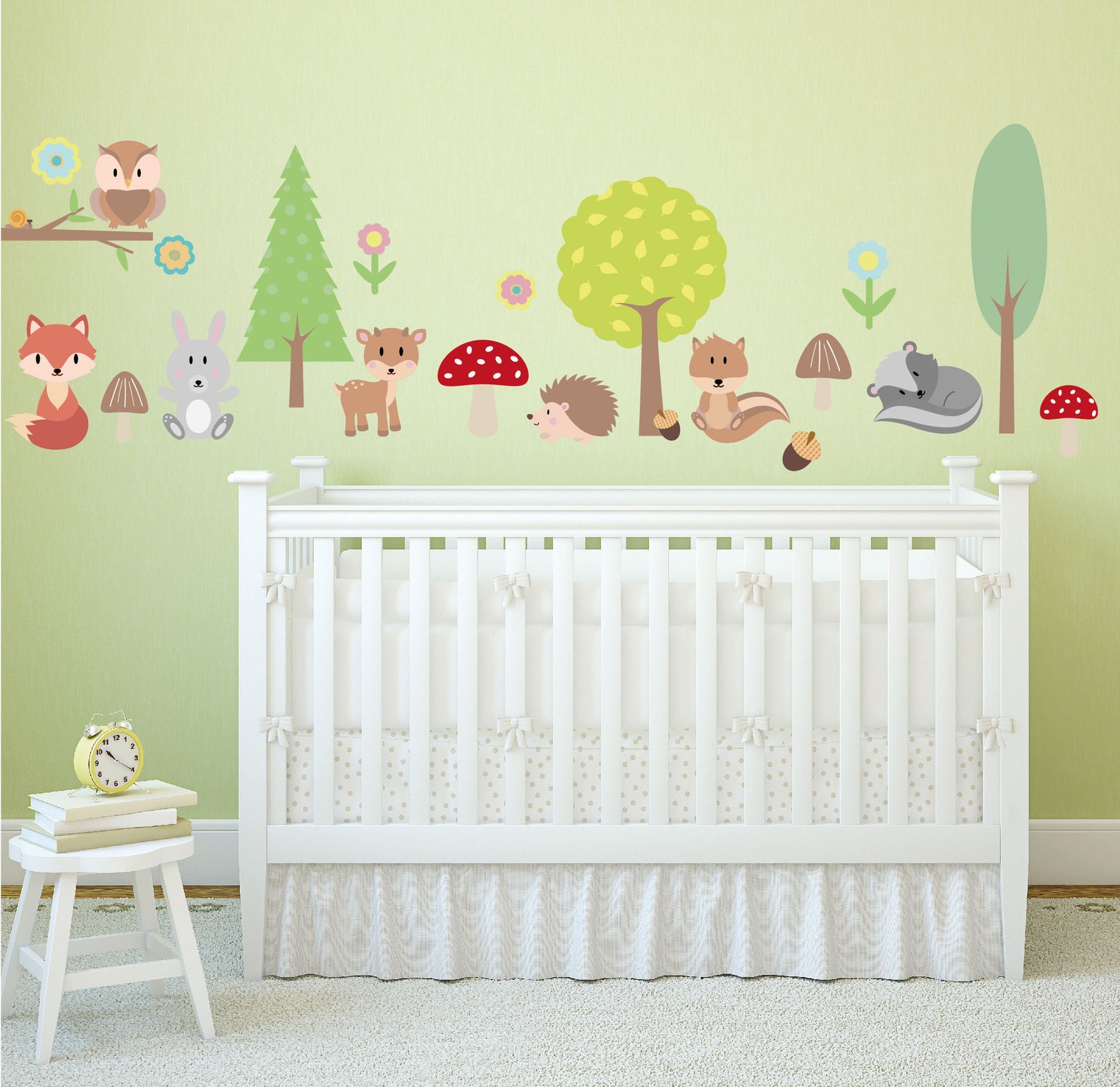 Mur autocollant forêt pour chambre de bébé et pépinière/25 - Etsy France