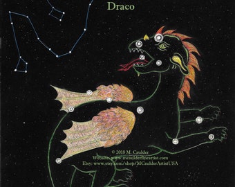 Draco constellation | Etsy
