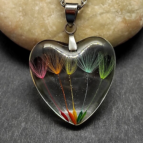 Dandelion Necklace - Etsy