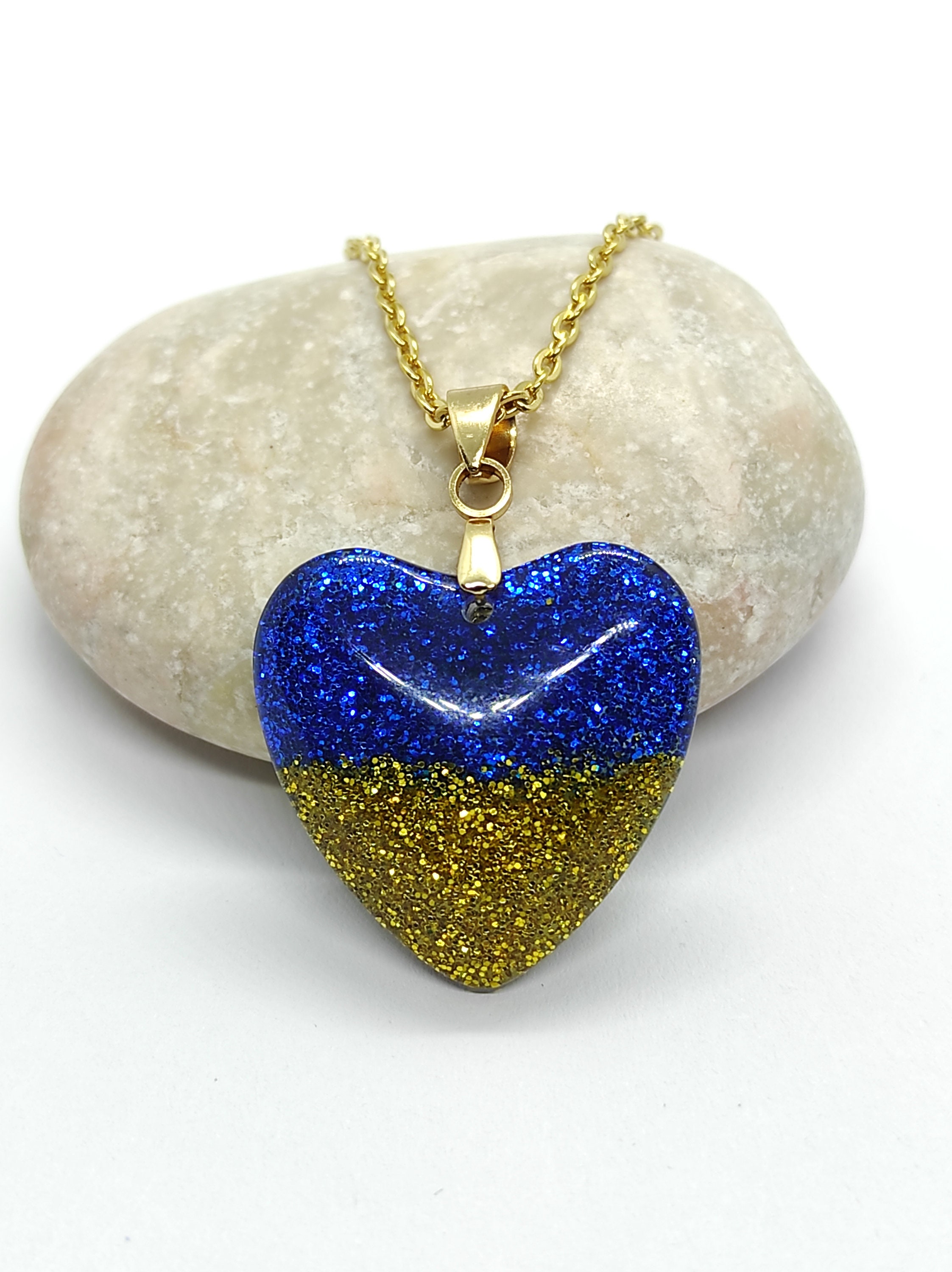 Ukraine Flag Necklace, Ukraine Jewelry, Gifts From Ukraine, Pray for ...