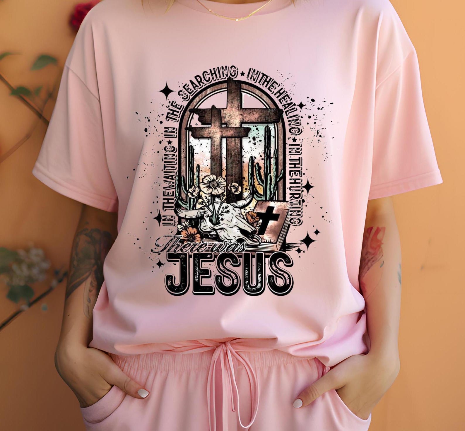 There Was JESUS Custom Tee - Etsy