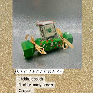 Surprise Money Pull Pouch- Hexagon, Christmas Money Pull Pouch, DIY ...