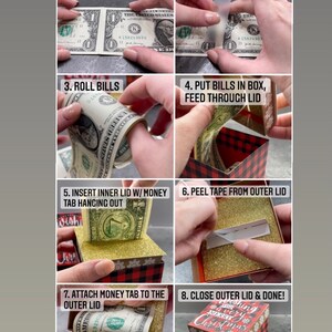 Surprise Money Pull Box, Christmas Money Pull Box, DIY Christmas Kit ...