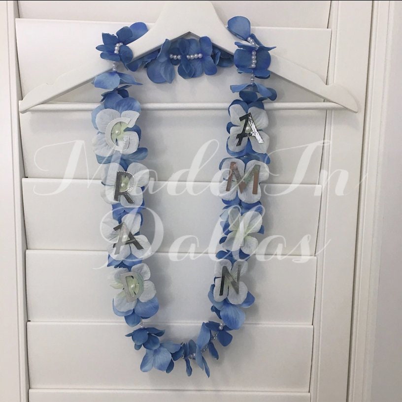 Custom Letter Lei - Etsy