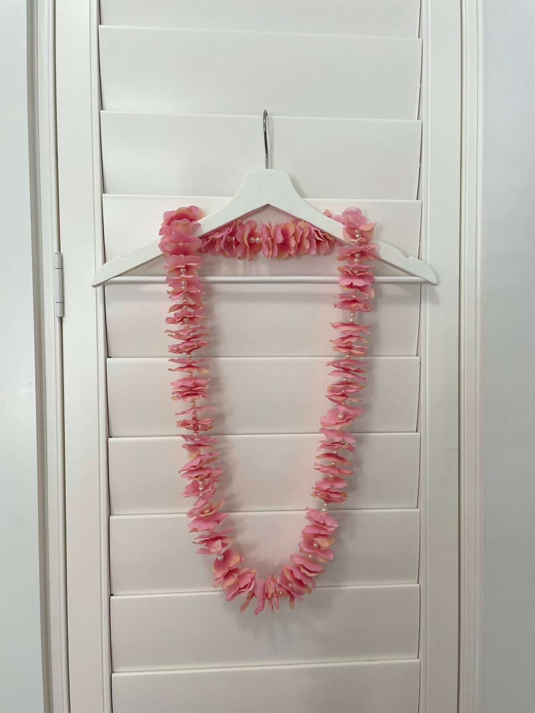 Pink Graduation Pearl Beaded Lei - Etsy