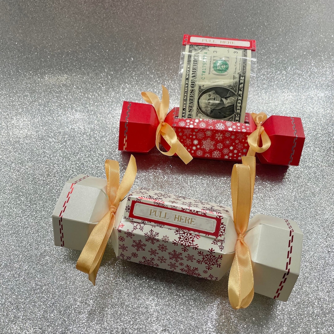 Surprise Money Pull Pouch- Hexagon, Christmas Money Pull Box, DIY ...