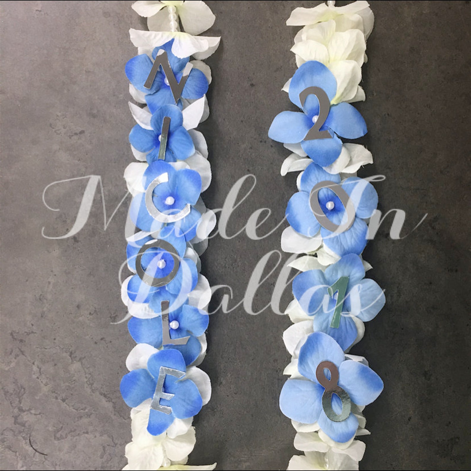 Custom Letter Lei - Etsy
