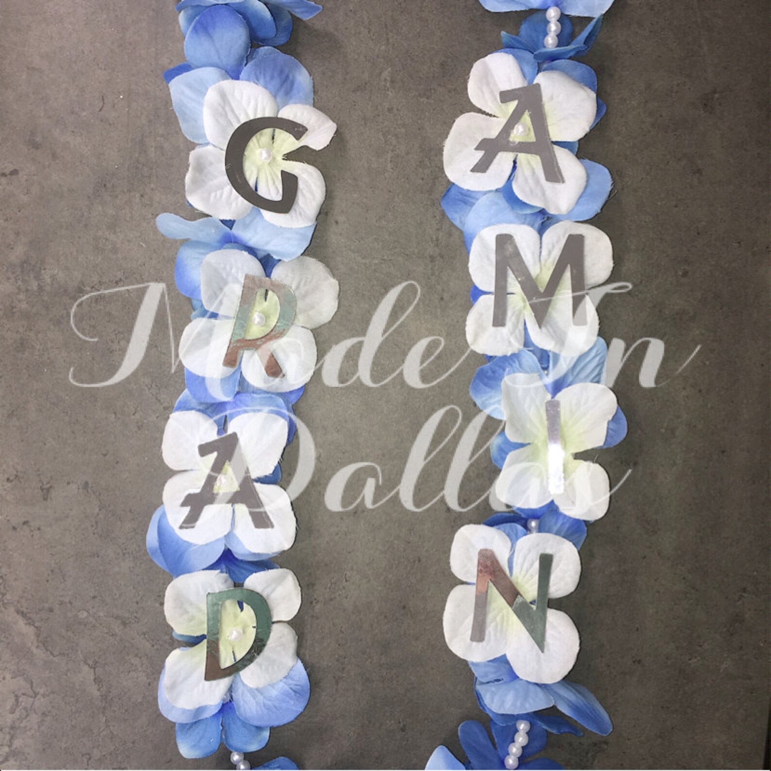 Custom Letter Lei - Etsy