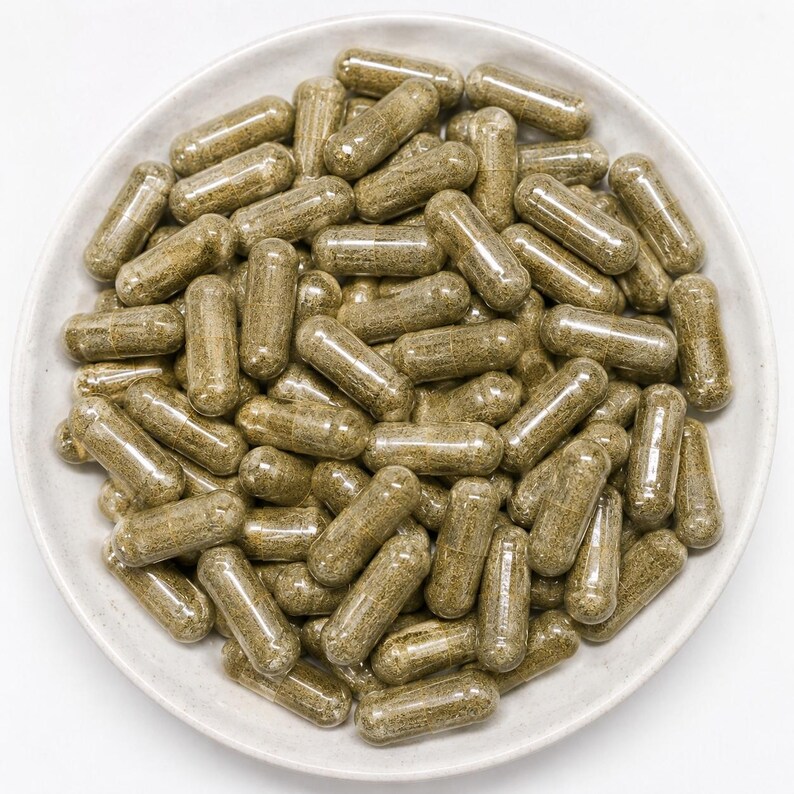 Red Clover Blossom Capsules 500mg | Vegan Herbal Supplement | Trifolium ...