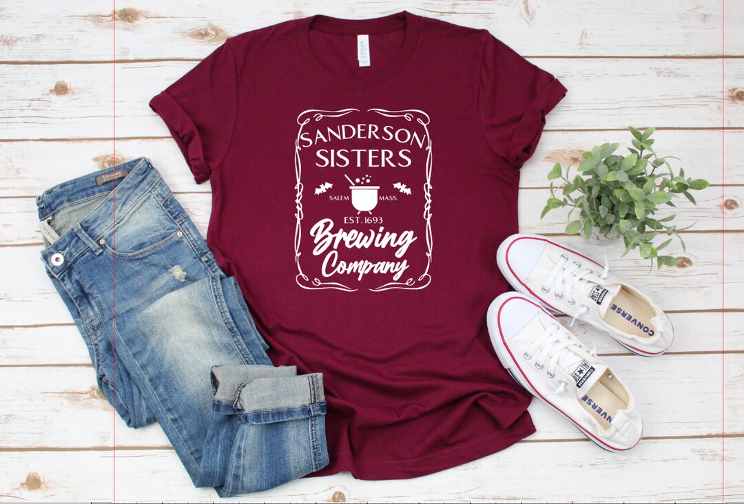 Sanderson Sisters Brewing Company Bella Canvas Graphic Tee Fall Shirt ...