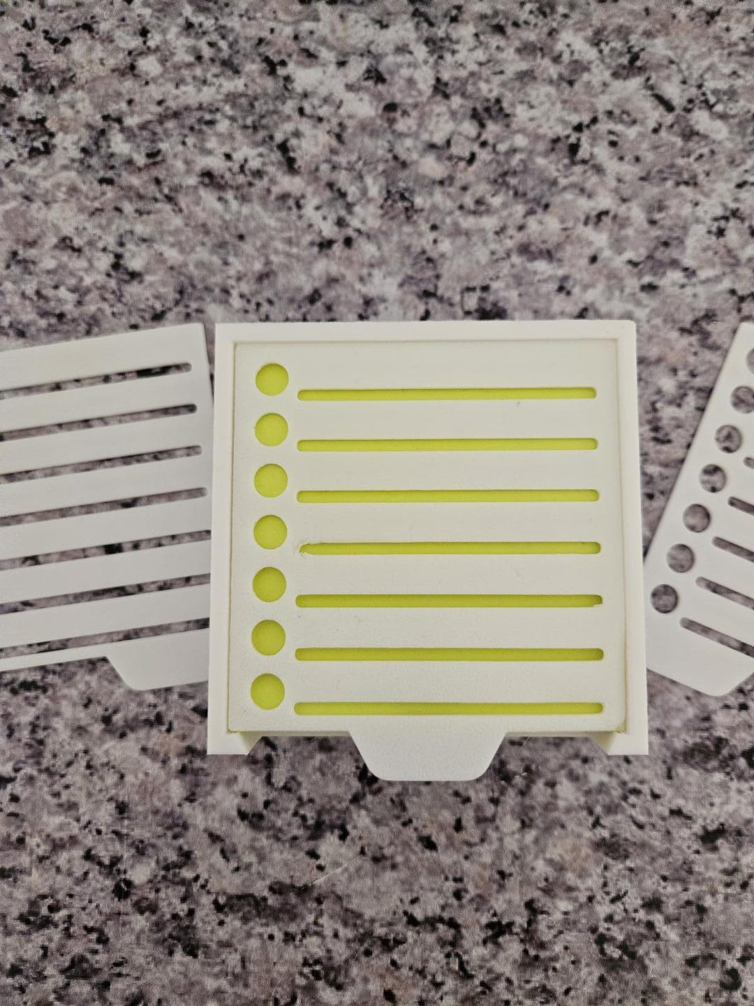 3D Printed Sticky Note Holder and DIY To-do Stencils - Etsy