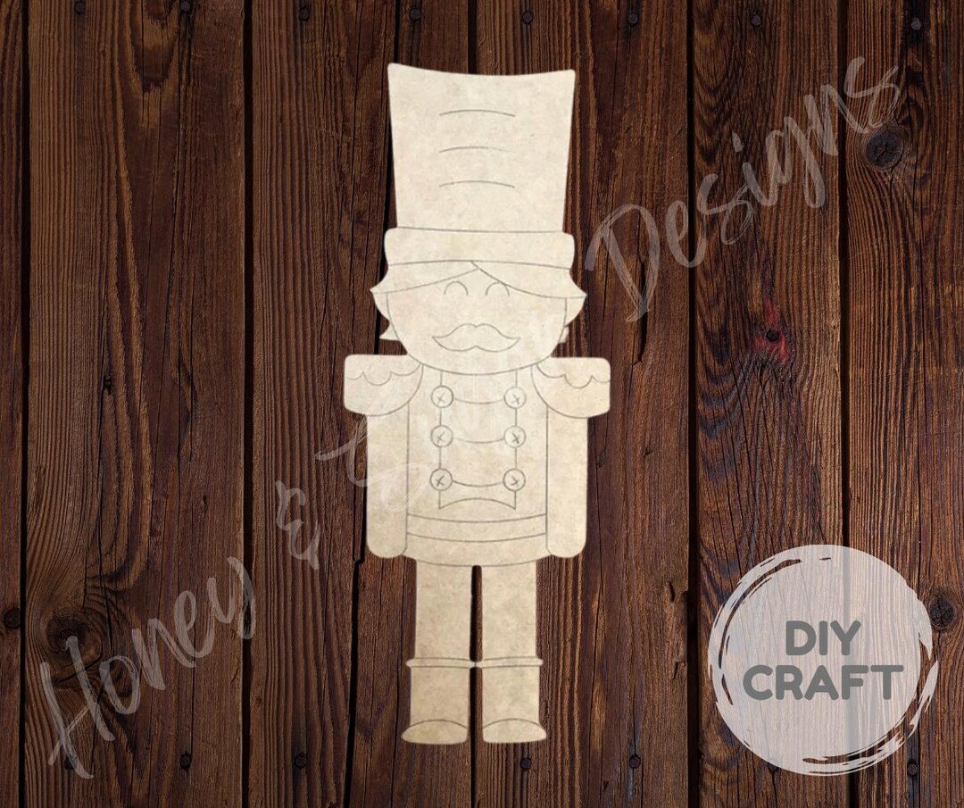 Paint and Sip: DIY Wood Art, Nutcracker Cutout - Paint Your Own ...