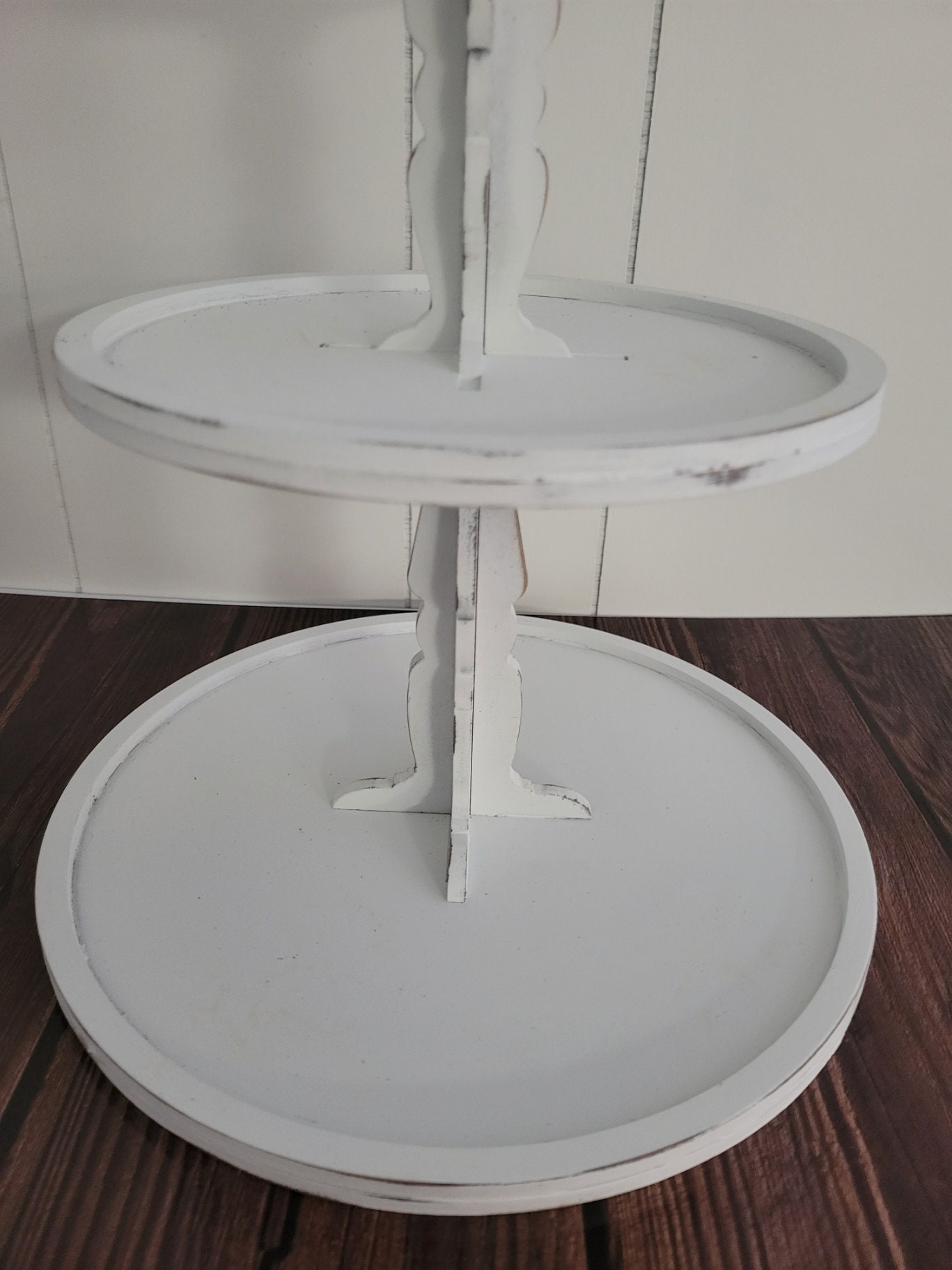 Unfinished DIY Wooden Tiered Tray for Decor Paint Your Own - Etsy