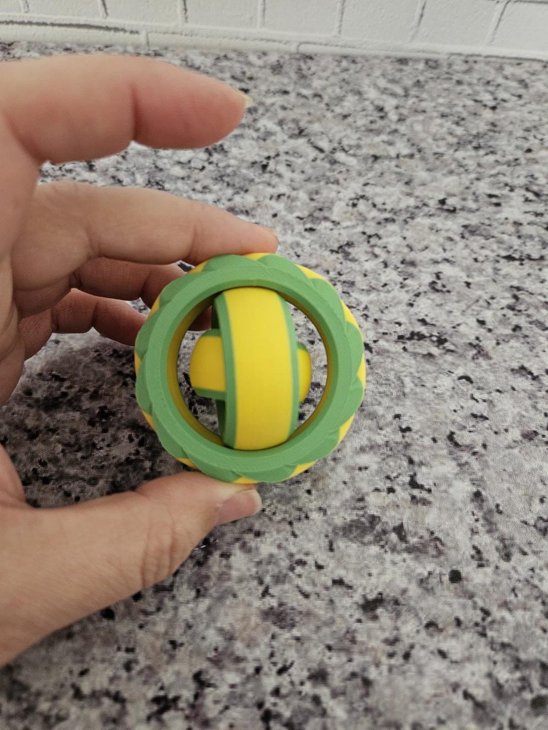 3D Printed Fidget Toy - Gyro Spinner - Spinny Toy - Etsy