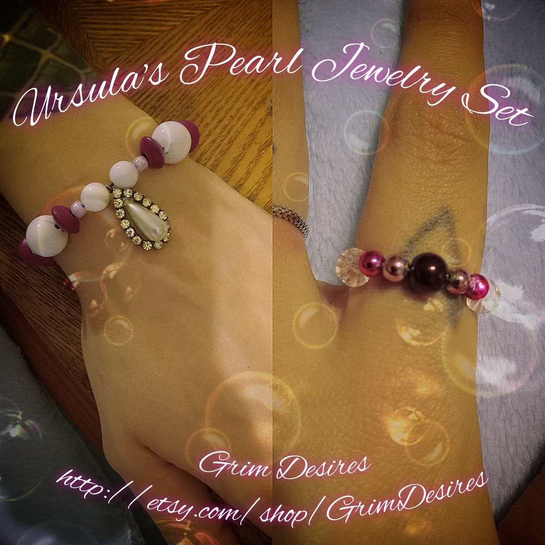 Ursula's Pearl Jewelry Set - Etsy