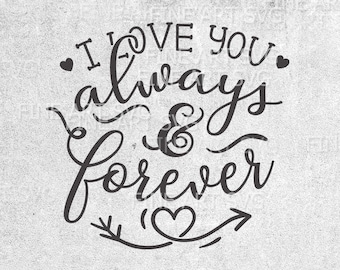 Love Forever Quote | Etsy