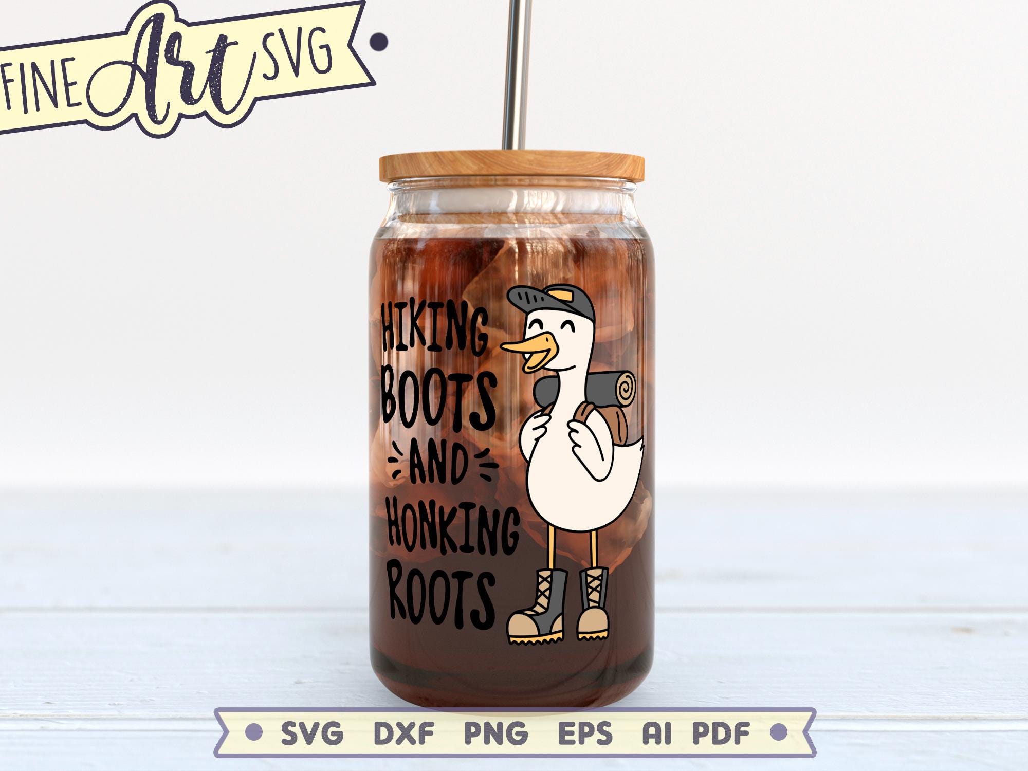 Funny Goose SVG Bundle: Sassy Cartoon Goose Clipart (digital Download ...