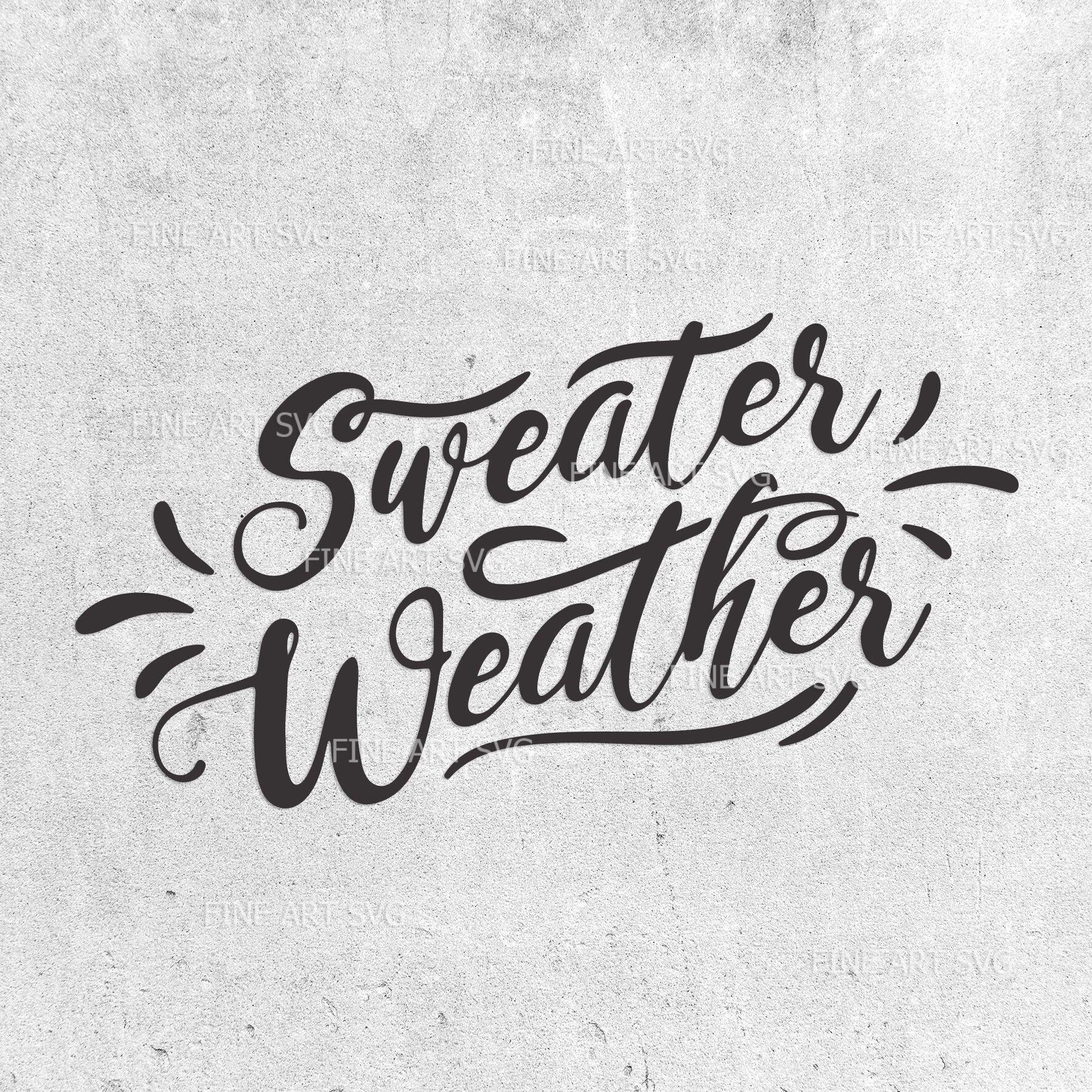 Sweater weather SVG cut file Fall svg design Cricut svg | Etsy