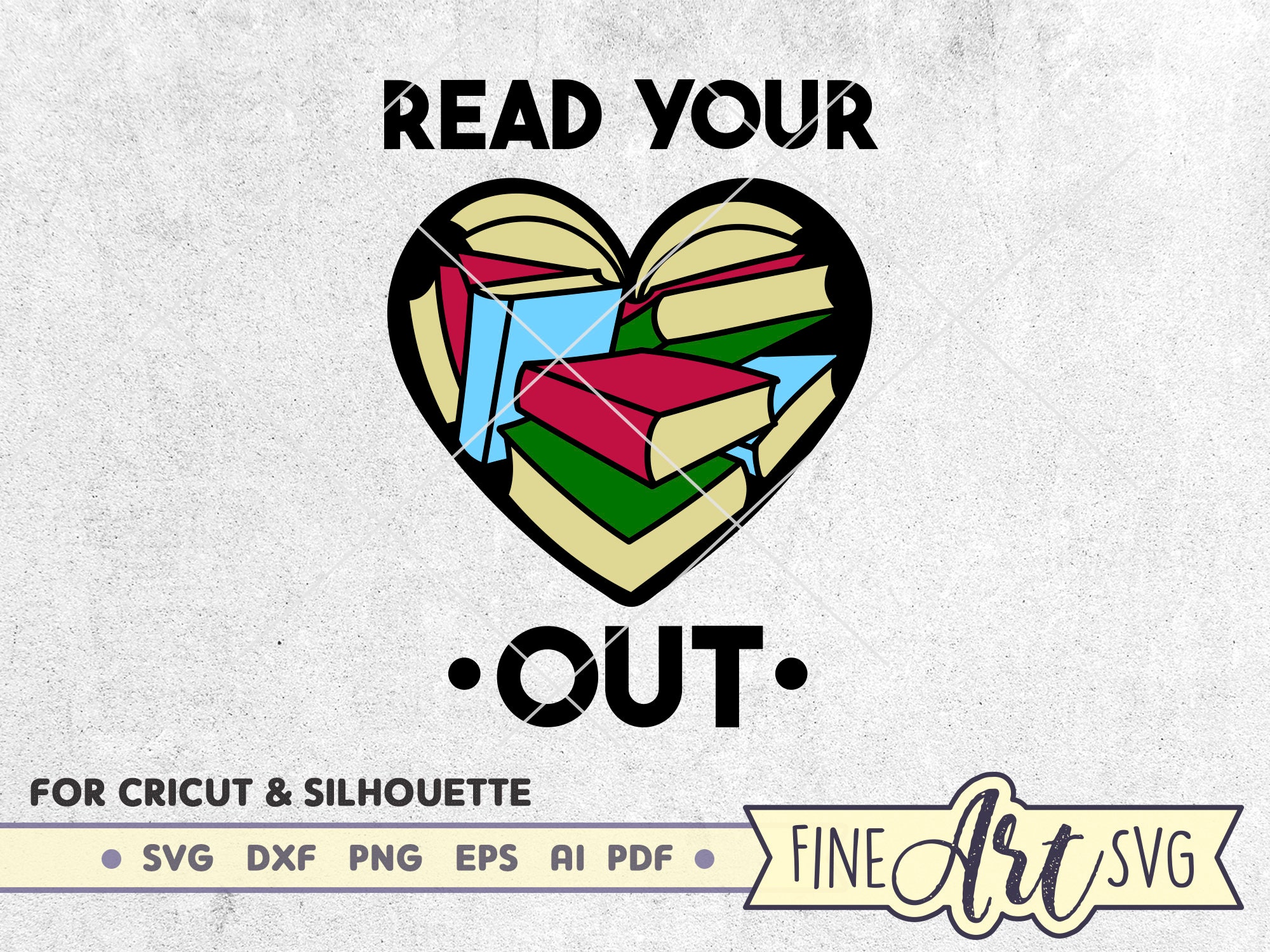Read Your Heart Out SVG Layered Svg File Teacher Shirt Svg - Etsy