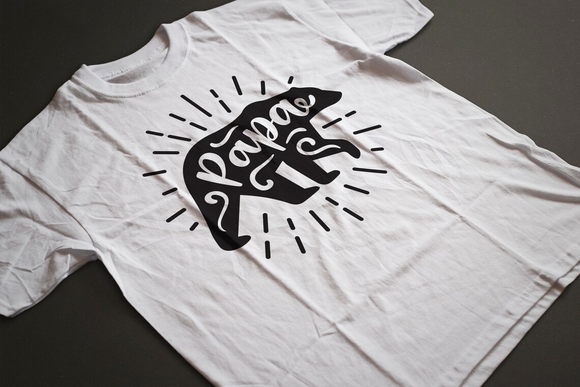 Papa Bear Svg Bear Svg Papa Bear Family Bear Svg Fathers - Etsy