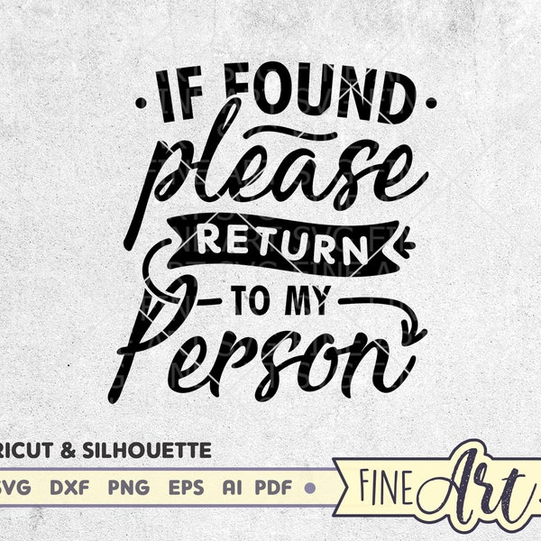 If Found Please Return to Shirt - Etsy