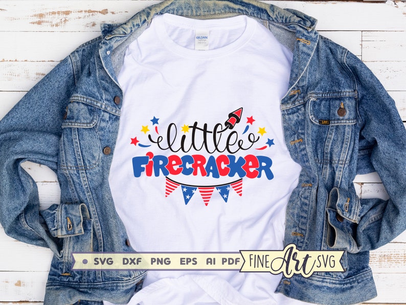Little Firecracker Svg Cut File for Cricut Silhouette Svg - Etsy