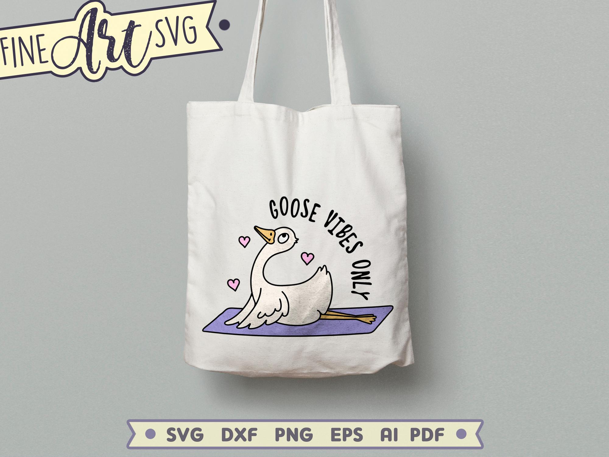 Funny Goose SVG Bundle: Sassy Cartoon Goose Clipart (digital Download ...