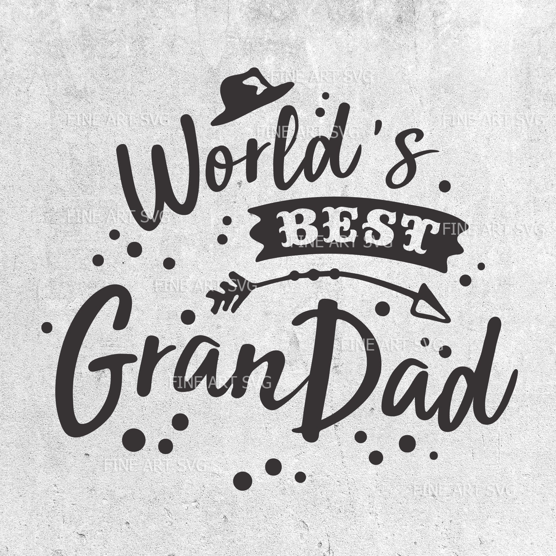 Worlds Best Grandad Svg Fathers Day Svg Grandad Svg Best - Etsy Australia