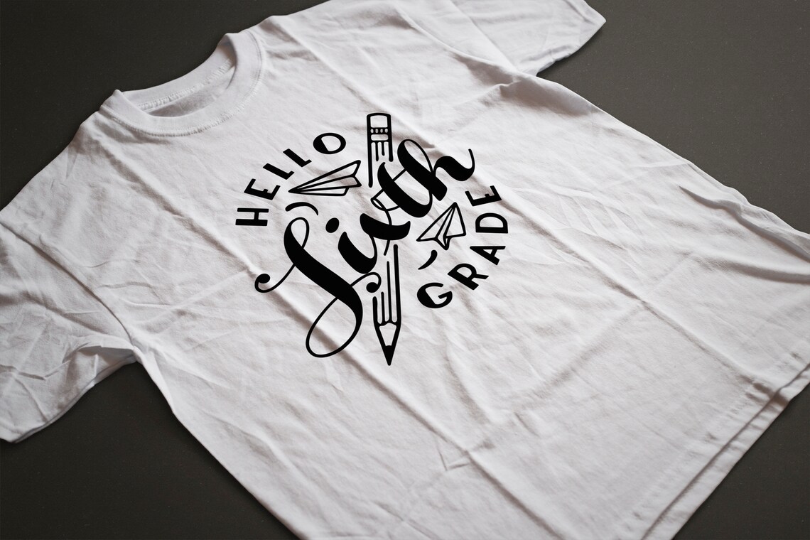 Hello Sixth Grade Svg 6th Grade Svg Back to School Svg | Etsy