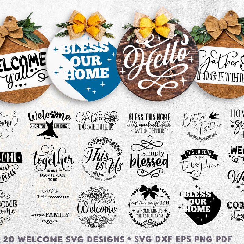 Round Sign Svg - Etsy