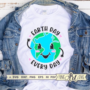 Earth Day Every Day SVG File, 2021 Save the Earth Svg Cup Design ...