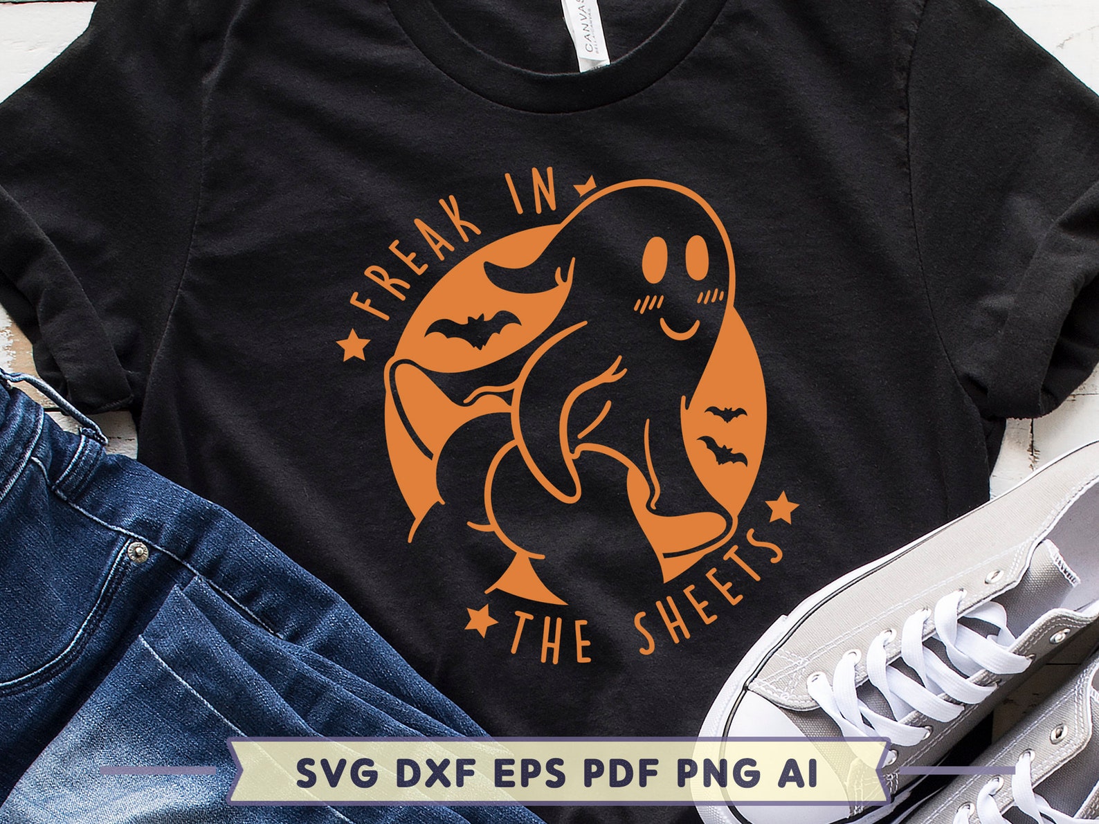 Freak in the Sheets SVG Ghost Shirt Svg Halloween Svg Cut - Etsy